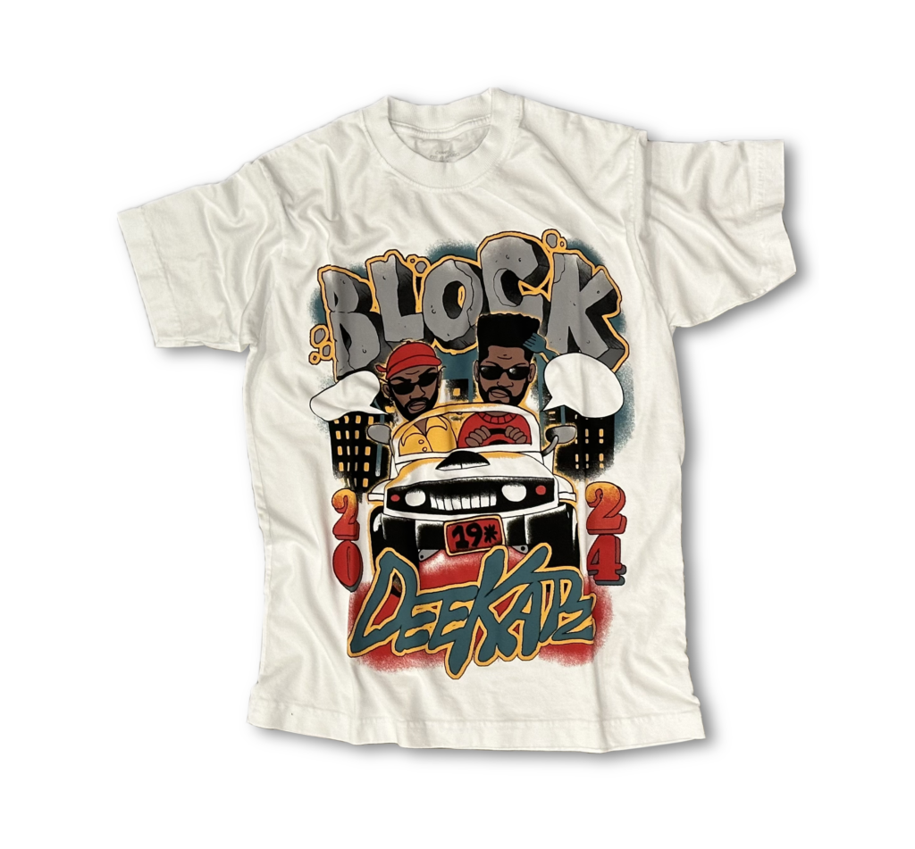 Camiseta Block x Deekapz Merch Branco – block