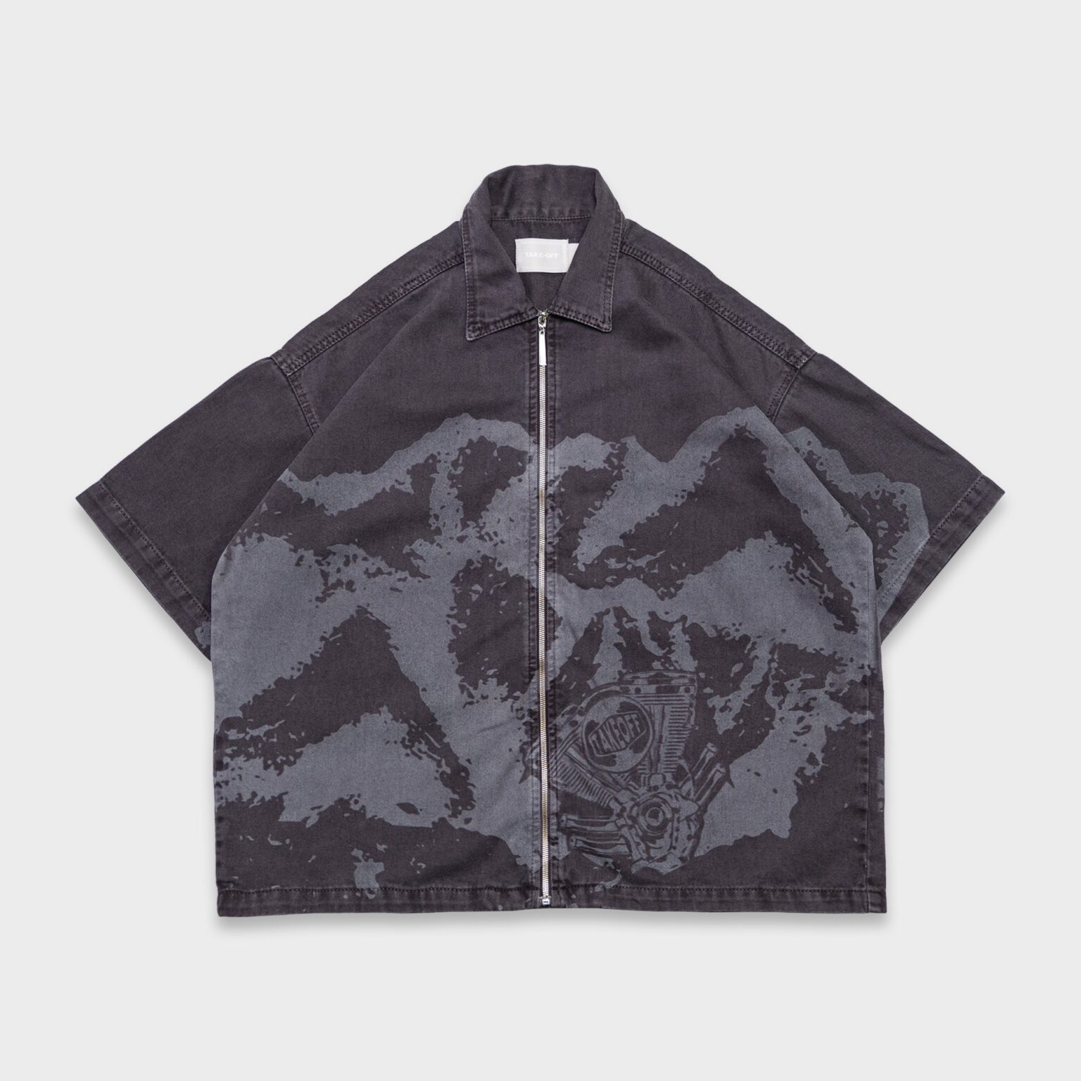 Camisa Block x Take Off Mountain Motor Workshirt – block