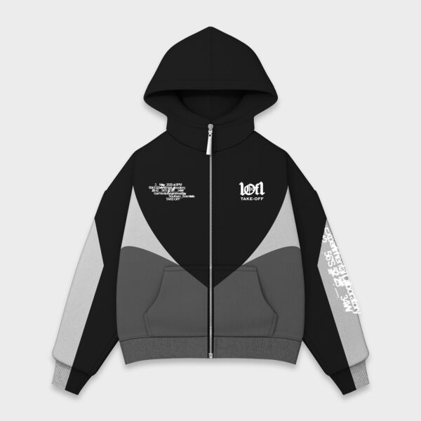 Moletom Zip Take Off x Exclusivist 1of1 Splendor Black – block